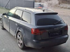 Grey Audi A4 2008 in Silute, with an engine capacity of 1.97 L and mileage of 260 thousand km for 1000 €, photo 4 on AUTOMOTO.COM.LV