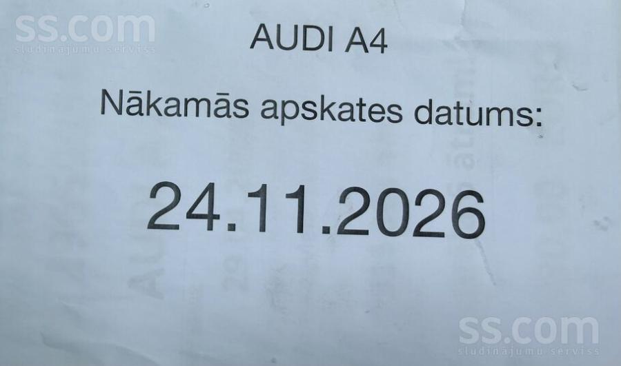 Pelēks Audi A4 2008 Rīga, ar dzinēja tilpumu 2.00 L un nobraukumu 0 tūkst. km par 4990 €, foto 20 vietnē AUTOMOTO.COM.LV