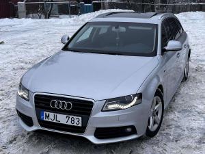 Pelēks Audi A4 2008 Ukmergė, ar dzinēja tilpumu 1.97 L un nobraukumu 352 tūkst. km par 4800 €, foto  vietnē AUTOMOTO.COM.LV