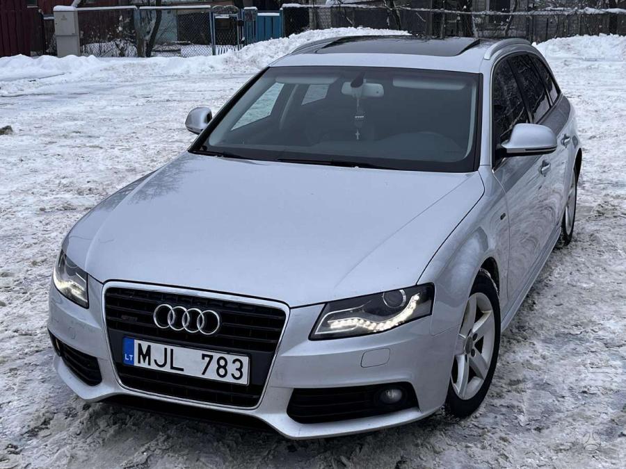 Grey Audi A4 2008 in Ukmerge, with an engine capacity of 1.97 L and mileage of 352 thousand km for 4800 €, photo 1 on AUTOMOTO.COM.LV