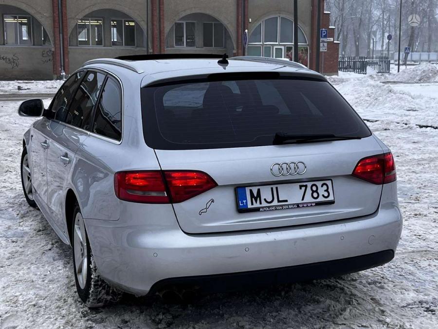 Grey Audi A4 2008 in Ukmerge, with an engine capacity of 1.97 L and mileage of 352 thousand km for 4800 €, photo 3 on AUTOMOTO.COM.LV