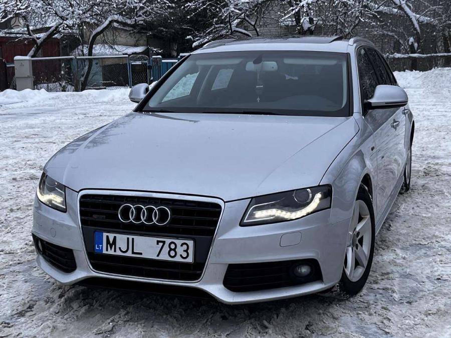Grey Audi A4 2008 in Ukmerge, with an engine capacity of 1.97 L and mileage of 352 thousand km for 4800 €, photo 5 on AUTOMOTO.COM.LV