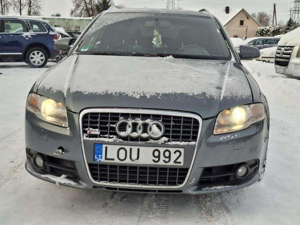 Grey Audi A4 2008 in Silute, with an engine capacity of 1.97 L and mileage of 260 thousand km for 1250 €, photo 3 on AUTOMOTO.COM.LV