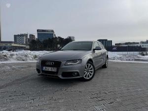 Pelēks Audi A4 2008 Viļņa, ar dzinēja tilpumu 2.00 L un nobraukumu 380 tūkst. km par 3650 €, foto  vietnē AUTOMOTO.COM.LV