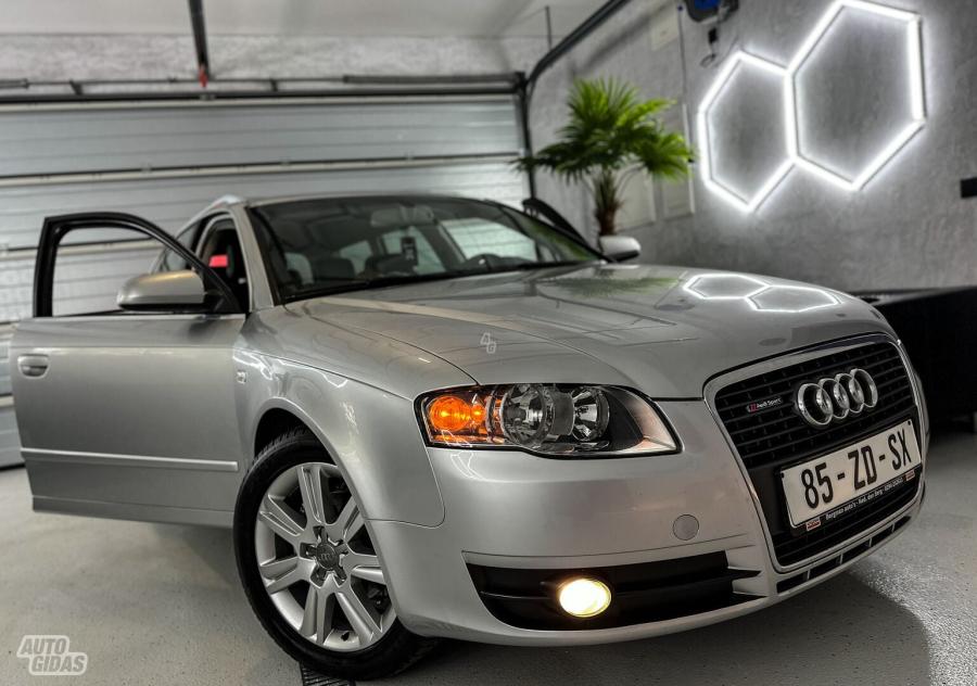 Grey Audi A4 2008 in Kaunas, with an engine capacity of 2.00 L and mileage of 264 thousand km for 3750 €, photo 4 on AUTOMOTO.COM.LV