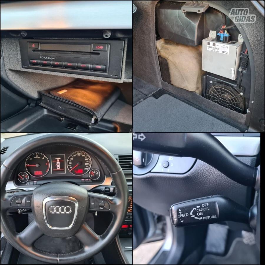 Серый Ауди А4 2008 в Шилуте, объемом двигателя 1.90 л и пробегом 212 тыс. км за 3499 €, фото 21 на AUTOMOTO.COM.LV