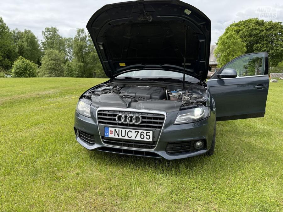 Grey Audi A4 2008 in Vilnius, with an engine capacity of 2.00 L and mileage of 498 thousand km for 3500 €, photo 10 on AUTOMOTO.COM.LV