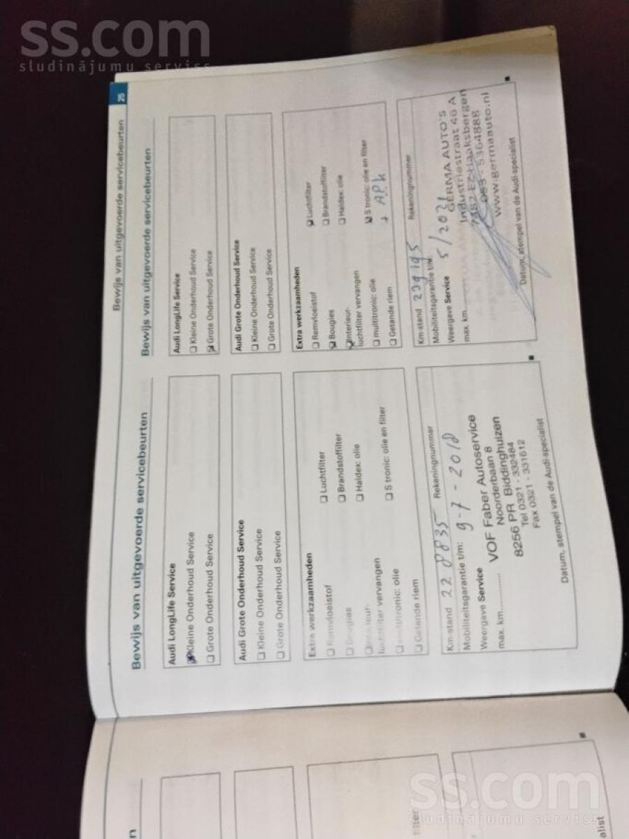 Серый Ауди А4 2008 в Рига, объемом двигателя 2.00 л и пробегом 280 тыс. км за 4250 €, фото 17 на AUTOMOTO.COM.LV