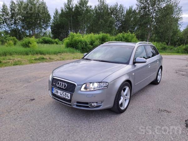 Grey Audi A4 2008 in Daugavpils, with an engine capacity of 2.00 L and mileage of 256 thousand km for 4450 €, photo 2 on AUTOMOTO.COM.LV