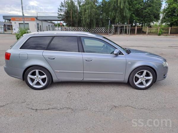 Grey Audi A4 2008 in Daugavpils, with an engine capacity of 2.00 L and mileage of 256 thousand km for 4450 €, photo 4 on AUTOMOTO.COM.LV