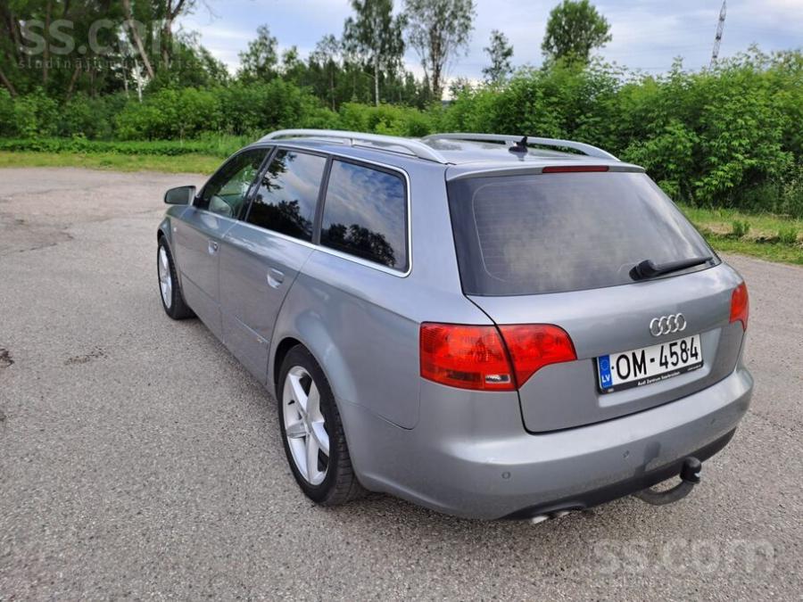 Pelēks Audi A4 2008 Daugavpils, ar dzinēja tilpumu 2.00 L un nobraukumu 256 tūkst. km par 4450 €, foto 7 vietnē AUTOMOTO.COM.LV