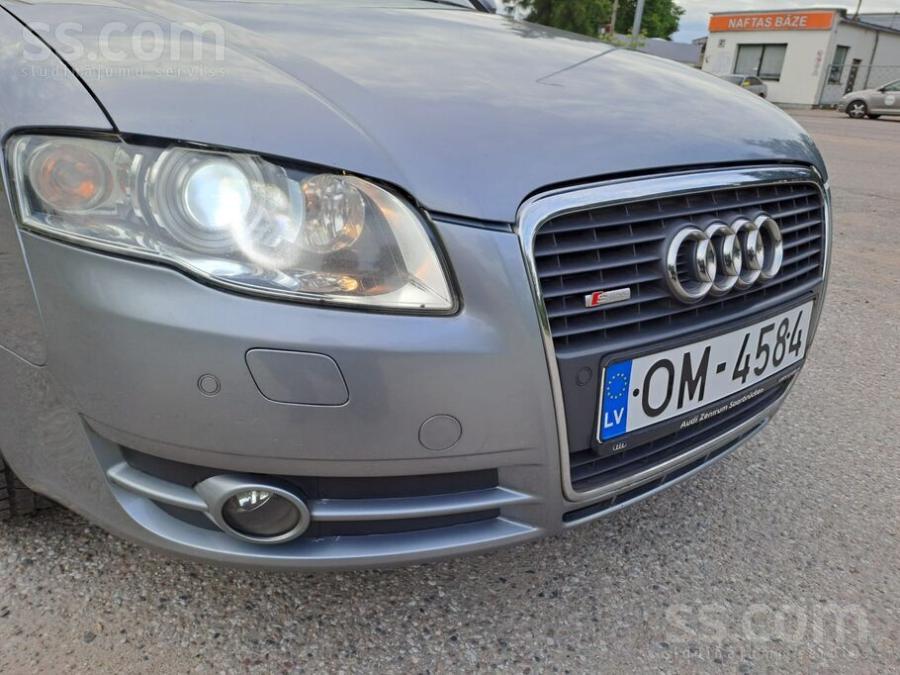 Pelēks Audi A4 2008 Daugavpils, ar dzinēja tilpumu 2.00 L un nobraukumu 256 tūkst. km par 4450 €, foto 9 vietnē AUTOMOTO.COM.LV