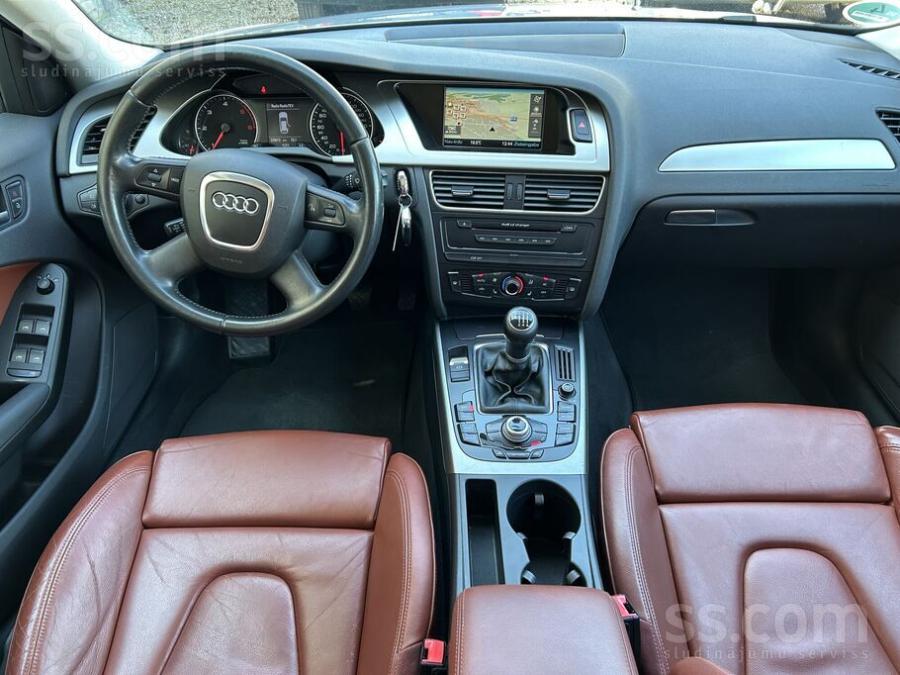Grey Audi A4 2008 in Limbazi, with an engine capacity of 2.00 L and mileage of 340 thousand km for 5950 €, photo 10 on AUTOMOTO.COM.LV