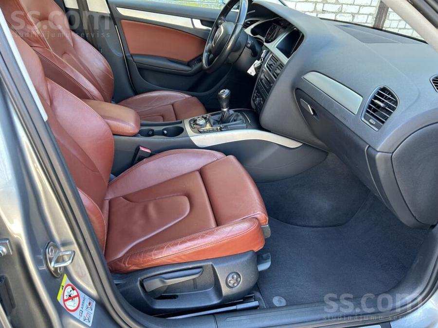 Grey Audi A4 2008 in Limbazi, with an engine capacity of 2.00 L and mileage of 340 thousand km for 5950 €, photo 11 on AUTOMOTO.COM.LV