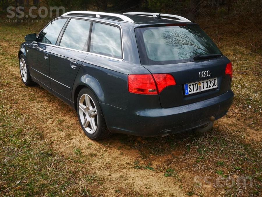 Grey Audi A4 2008 in Riga, with an engine capacity of 2.00 L and mileage of 239 thousand km for 4000 €, photo 4 on AUTOMOTO.COM.LV