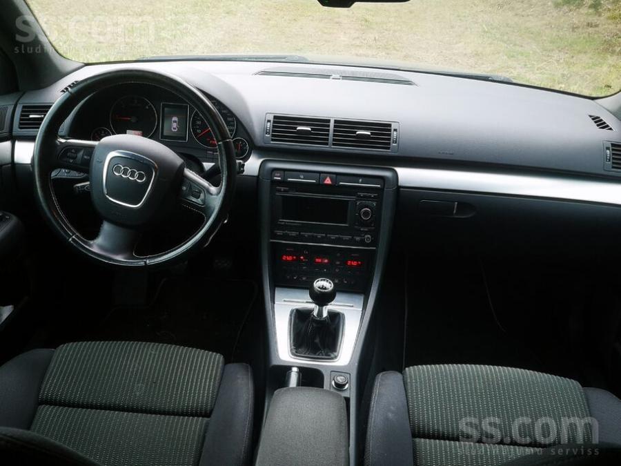 Grey Audi A4 2008 in Riga, with an engine capacity of 2.00 L and mileage of 239 thousand km for 4000 €, photo 12 on AUTOMOTO.COM.LV