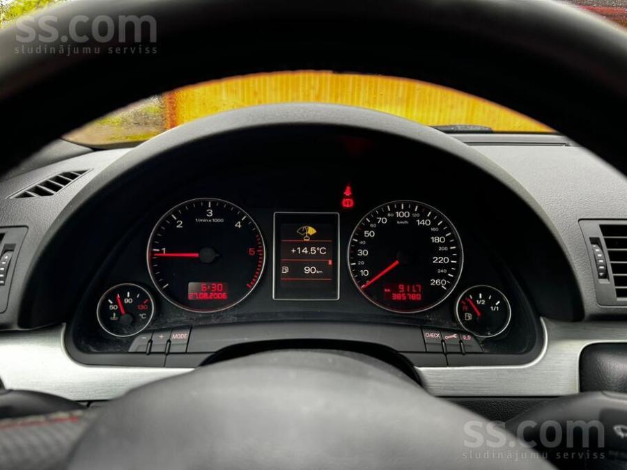 Pelēks Audi A4 2008 Limbaži, ar dzinēja tilpumu 2.00 L un nobraukumu 386 tūkst. km par 3650 €, foto 7 vietnē AUTOMOTO.COM.LV