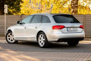 Grey Audi A4 2008 in Jelgava, with an engine capacity of 2.00 L and mileage of 333 thousand km for 2800 €, photo 5 on AUTOMOTO.COM.LV