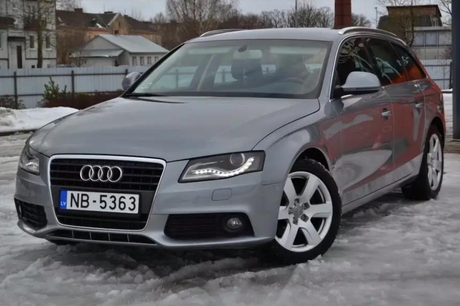 Pelēks Audi A4 2008 Jēkabpils, ar dzinēja tilpumu 2.00 L un nobraukumu 259 tūkst. km par 6900 €, foto 1 vietnē AUTOMOTO.COM.LV