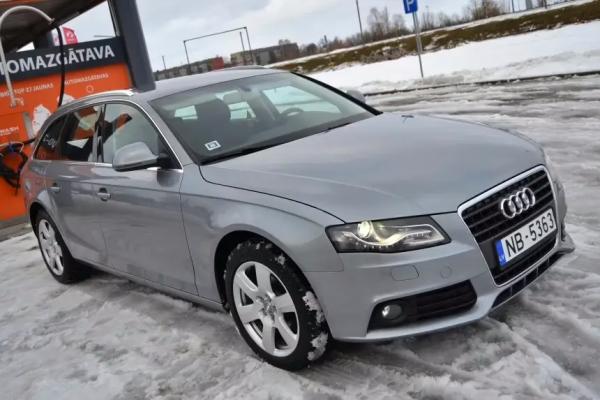 Grey Audi A4 2008 in Jekabpils, with an engine capacity of 2.00 L and mileage of 259 thousand km for 6900 €, photo 5 on AUTOMOTO.COM.LV