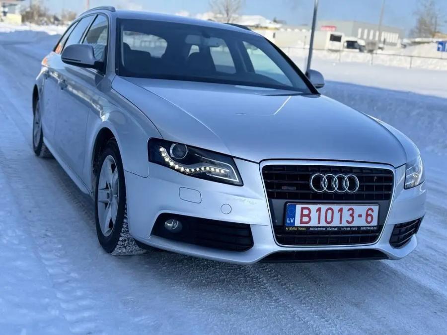 Grey Audi A4 2008 in Rezekne, with an engine capacity of 2.00 L and mileage of 267 thousand km for 6650 €, photo 4 on AUTOMOTO.COM.LV