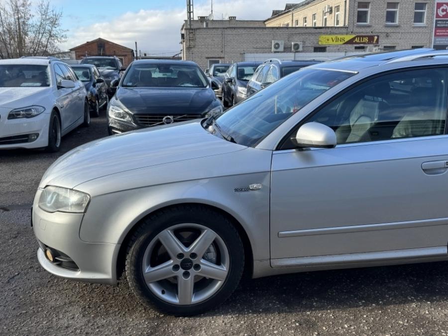 Pelēks Audi A4 2008 Rīga, ar dzinēja tilpumu 3.00 L un nobraukumu 336 tūkst. km par 3750 €, foto 7 vietnē AUTOMOTO.COM.LV
