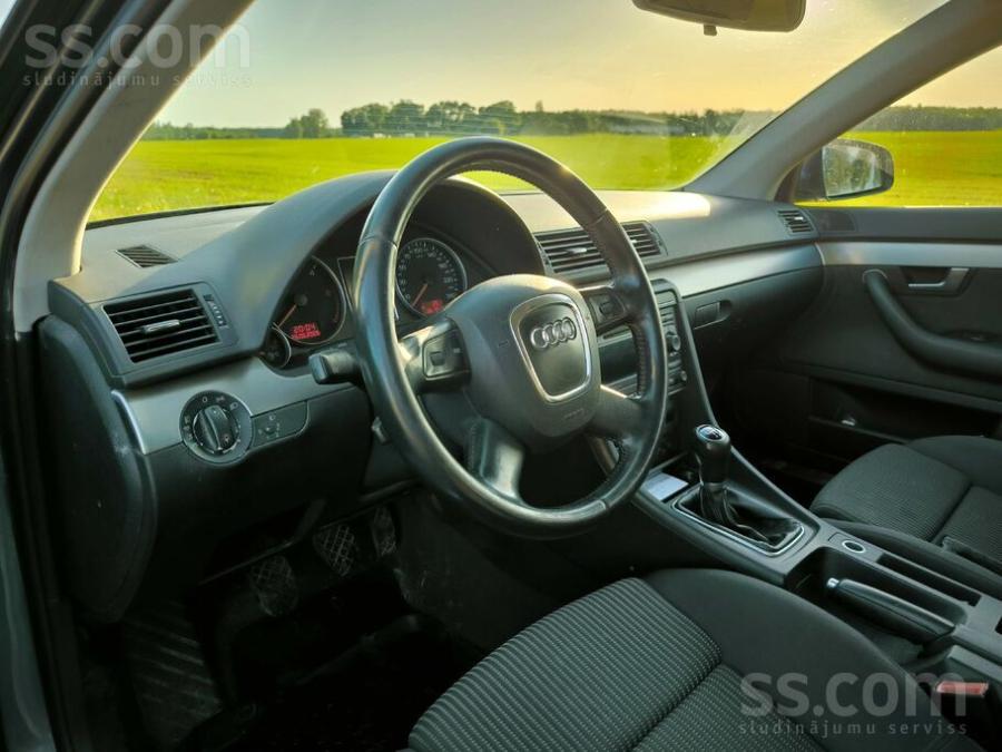 Pelēks Audi A4 2008 Rīga, ar dzinēja tilpumu 2.00 L un nobraukumu 361 tūkst. km par 3600 €, foto 5 vietnē AUTOMOTO.COM.LV