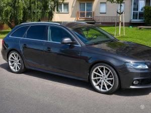Pelēks Audi A4 2008 Viļņa, ar dzinēja tilpumu 1.98 L un nobraukumu 312 tūkst. km par 5000 €, foto  vietnē AUTOMOTO.COM.LV