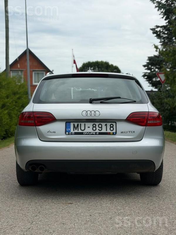 Pelēks Audi A4 2008 Bauska, ar dzinēja tilpumu 2.00 L un nobraukumu 351 tūkst. km par 4000 €, foto 2 vietnē AUTOMOTO.COM.LV