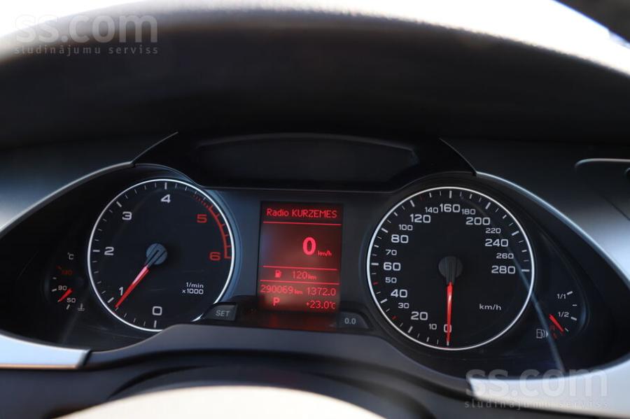 Grey Audi A4 2008 in Tukums, with an engine capacity of 2.00 L and mileage of 290 thousand km for 5500 €, photo 15 on AUTOMOTO.COM.LV