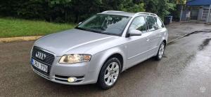 Grey Audi A4 2008 in Vilnius, with an engine capacity of 1.99 L and mileage of 341 thousand km for 1750 €, photo 5 on AUTOMOTO.COM.LV