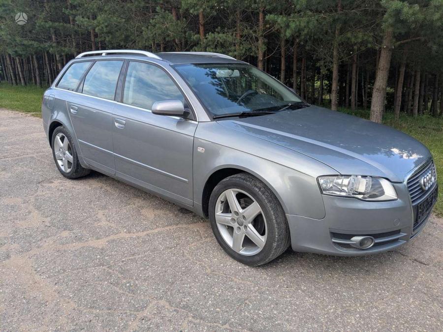Pelēks Audi A4 2008 Rokiškis, ar dzinēja tilpumu 1.90 L un nobraukumu 330 tūkst. km par 3300 €, foto 1 vietnē AUTOMOTO.COM.LV