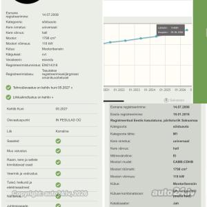 Pelēks Audi A4 2008 Tartu, ar dzinēja tilpumu 1.80 L un nobraukumu 135 tūkst. km par 6999 €, foto 11 vietnē AUTOMOTO.COM.LV