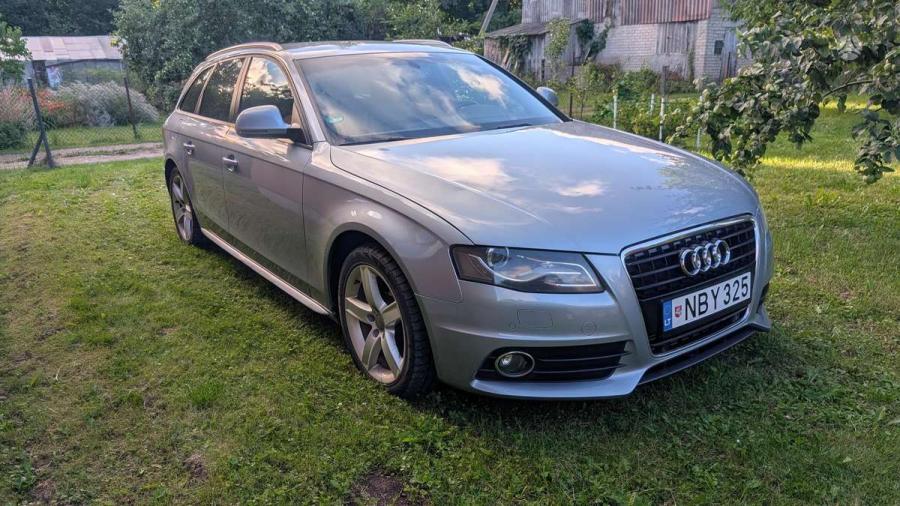 Grey Audi A4 2008 in Klaipeda, with an engine capacity of 2.97 L and mileage of 415 thousand km for 5000 €, photo 4 on AUTOMOTO.COM.LV