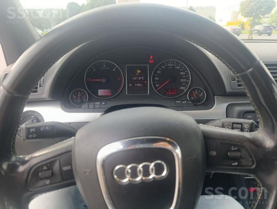Pelēks Audi A4 2008 Rīga, ar dzinēja tilpumu 2.00 L un nobraukumu 224 tūkst. km par 2750 €, foto 5 vietnē AUTOMOTO.COM.LV
