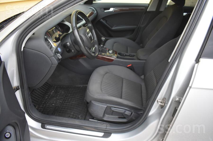 Grey Audi A4 2008 in Talsi, with an engine capacity of 1.80 L and mileage of 200 thousand km for 5200 €, photo 7 on AUTOMOTO.COM.LV