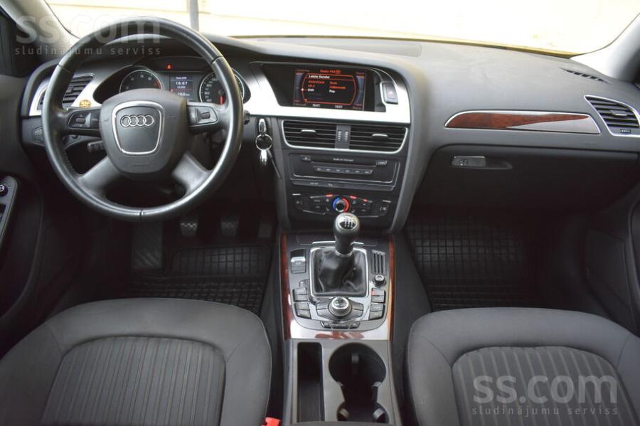 Grey Audi A4 2008 in Talsi, with an engine capacity of 1.80 L and mileage of 200 thousand km for 5200 €, photo 8 on AUTOMOTO.COM.LV