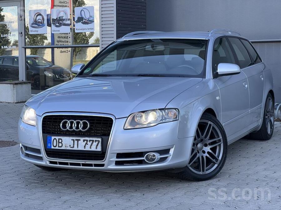 Grey Audi A4 2008 in Jekabpils, with an engine capacity of 2.00 L and mileage of 266 thousand km for 4800 €, photo 1 on AUTOMOTO.COM.LV