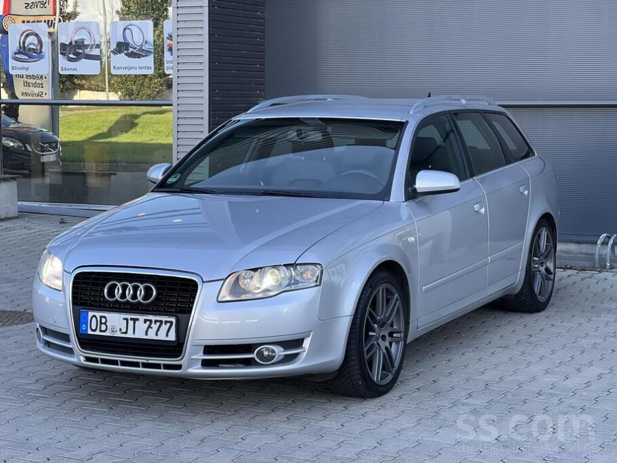 Grey Audi A4 2008 in Jekabpils, with an engine capacity of 2.00 L and mileage of 266 thousand km for 4800 €, photo 4 on AUTOMOTO.COM.LV