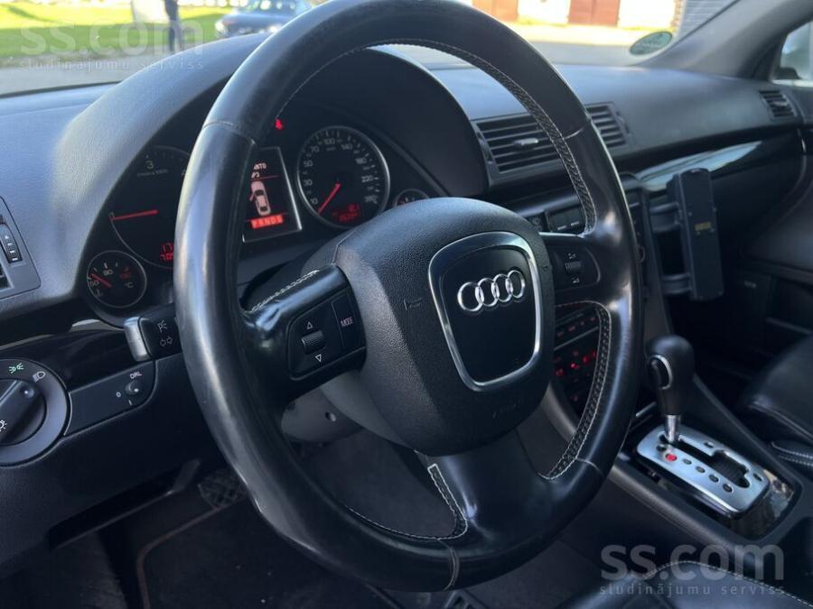 Grey Audi A4 2008 in Jekabpils, with an engine capacity of 2.00 L and mileage of 266 thousand km for 4800 €, photo 19 on AUTOMOTO.COM.LV