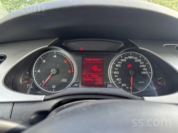 Grey Audi A4 2008 in Liepaja, with an engine capacity of 2.00 L and mileage of 494 thousand km for 3000 €, photo 7 on AUTOMOTO.COM.LV