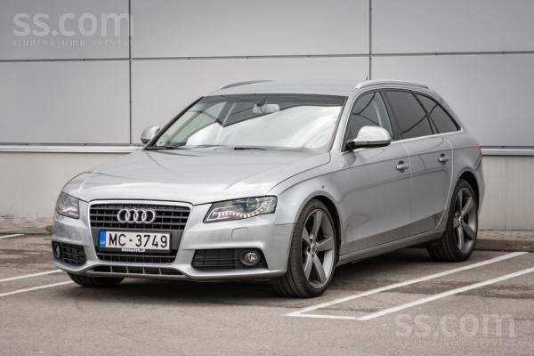 Grey Audi A4 2008 in Riga, with an engine capacity of 2.00 L and mileage of 326 thousand km for 4100 €, photo 1 on AUTOMOTO.COM.LV