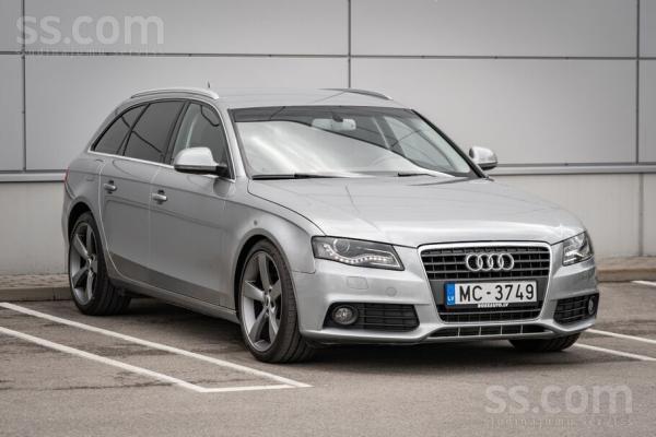 Grey Audi A4 2008 in Riga, with an engine capacity of 2.00 L and mileage of 326 thousand km for 4100 €, photo 4 on AUTOMOTO.COM.LV