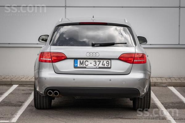 Grey Audi A4 2008 in Riga, with an engine capacity of 2.00 L and mileage of 326 thousand km for 4100 €, photo 6 on AUTOMOTO.COM.LV