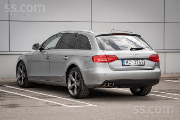 Grey Audi A4 2008 in Riga, with an engine capacity of 2.00 L and mileage of 326 thousand km for 4100 €, photo 7 on AUTOMOTO.COM.LV