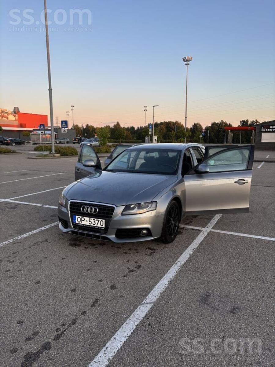 Pelēks Audi A4 2008 Rīga, ar dzinēja tilpumu 2.00 L un nobraukumu 250 tūkst. km par 5900 €, foto 3 vietnē AUTOMOTO.COM.LV