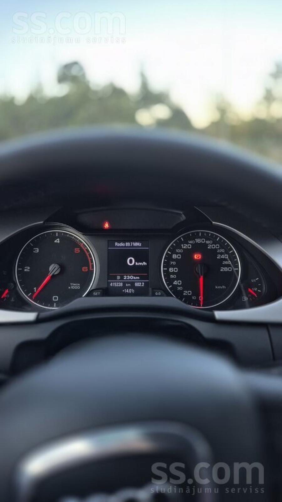 Pelēks Audi A4 2008 Rēzekne, ar dzinēja tilpumu 2.00 L un nobraukumu 415 tūkst. km par 3600 €, foto 11 vietnē AUTOMOTO.COM.LV