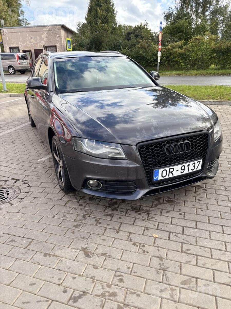Grey Audi A4 2008 in Riga, with an engine capacity of 2.00 L and mileage of 294 thousand km for 4450 €, photo 1 on AUTOMOTO.COM.LV