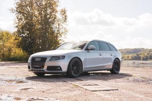 Grey Audi A4 2008 in Kaunas, with an engine capacity of 2.00 L and mileage of 245 thousand km for 4800 €, photo 4 on AUTOMOTO.COM.LV