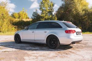 Grey Audi A4 2008 in Kaunas, with an engine capacity of 2.00 L and mileage of 245 thousand km for 4800 €, photo 5 on AUTOMOTO.COM.LV